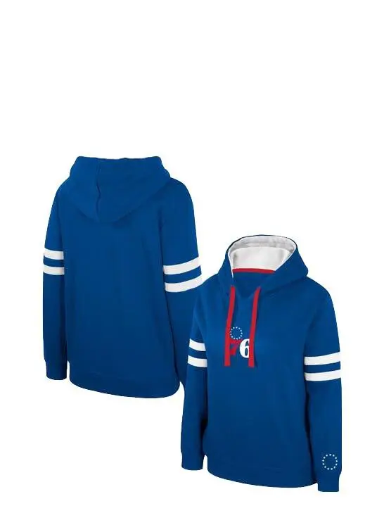 STADIUM ESSENTIALS Philadelphia 76ers Road Game Pullover Hoodie - Royal