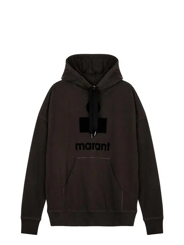 Isabel Marant Étoile Miley Cotton Hoodie - Black