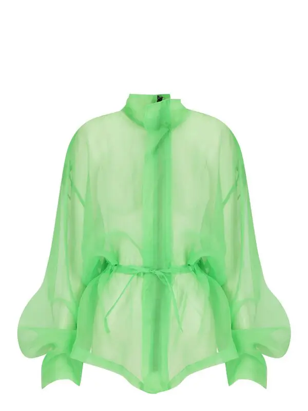 SWF Sheer Overshirt Jacket - Sunlit Moss