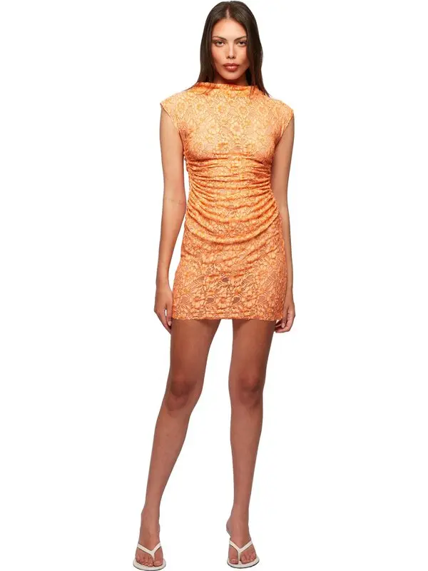 SWF Ruched High-neck Mini - Chrome