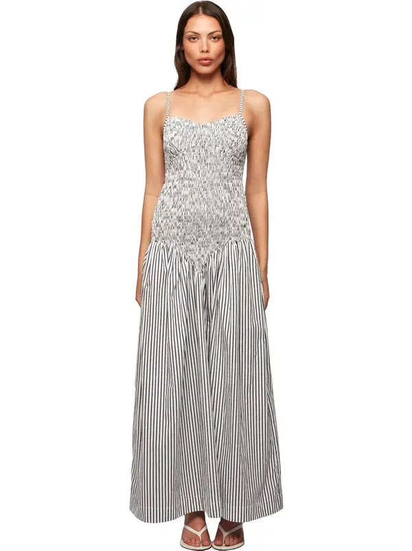SWF Smocked Bodice Maxi Dress - Linework