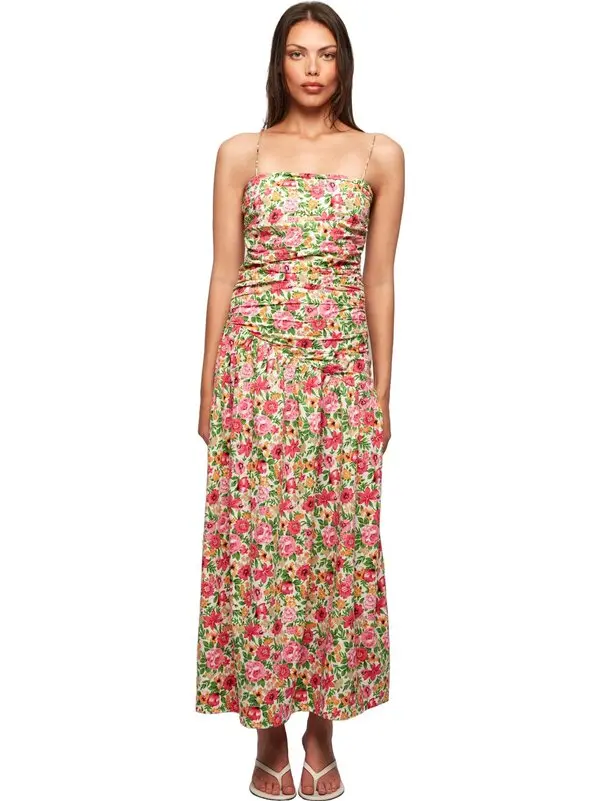 SWF Ruched Strap Maxi Dress - Field