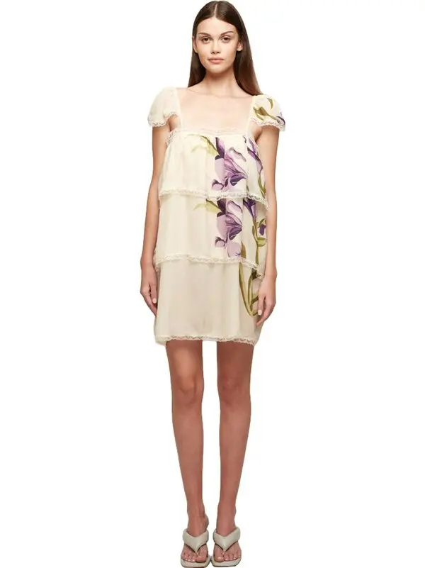 SWF Tiered Sheer Mini - Violet Muse