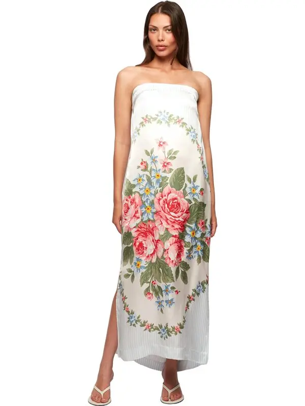 SWF Strapless Column Midi - Becoming