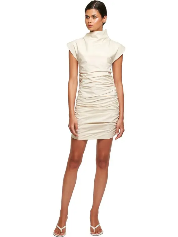 SWF High Neck Cap Sleeve Mini - Whisper Hour