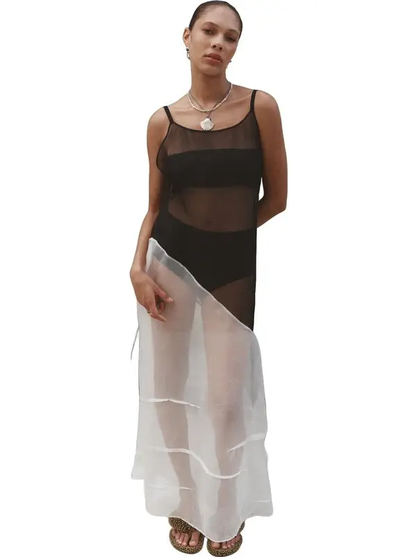 SWF Asymmetric Sheer Maxi - Echo