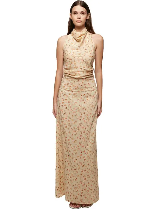 SWF High Neck Halter Maxi - Dry Press