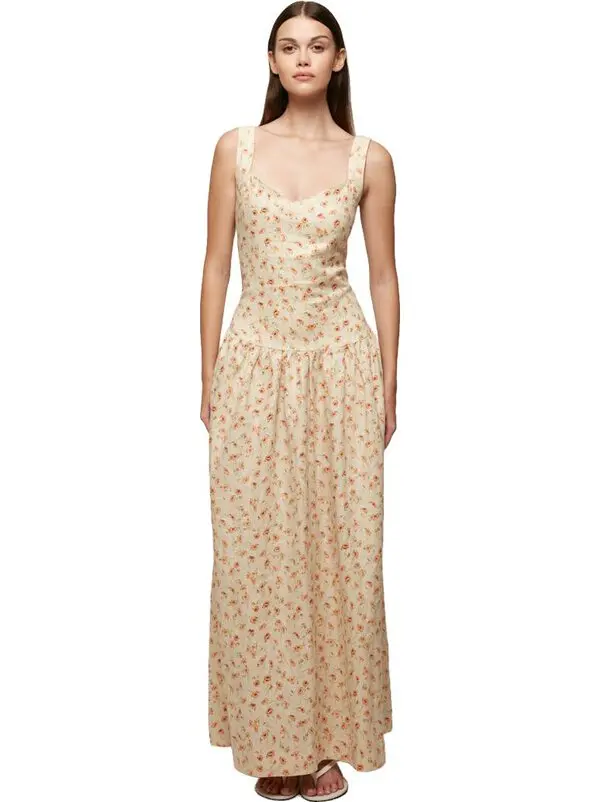 SWF Fitted Bodice Maxi Dress - Dry Press