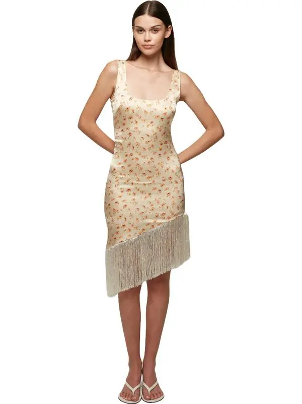 SWF Fringe Hem Dress - Dry Press