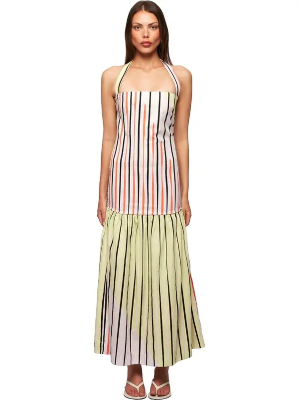 SWF Halter Midi Dress - Voltage