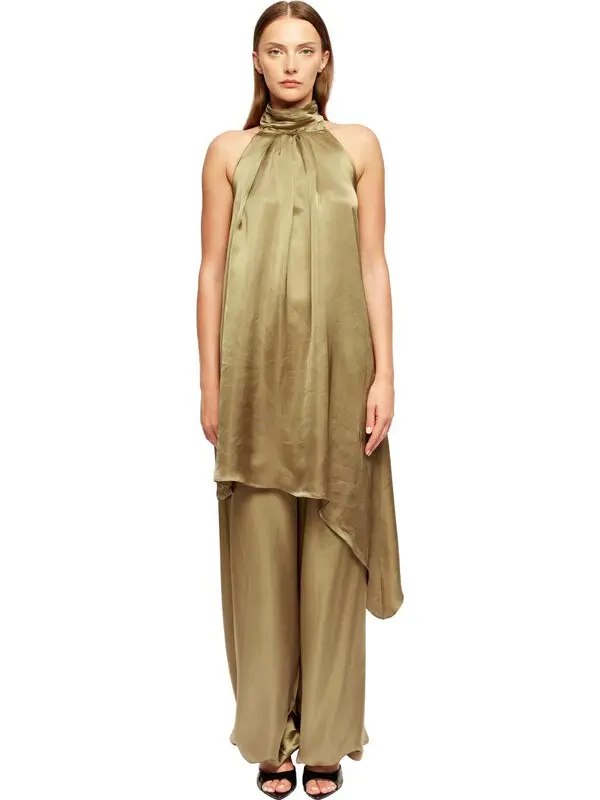 SWF High Neck Asymmetric Top - Olive