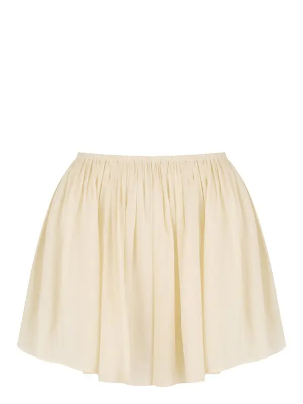 SWF Pleated Flounce Mini Shorts - Whisper Hour