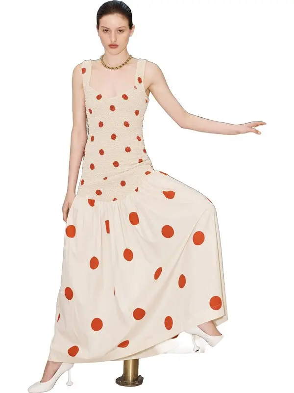 SWF Polka Dot Maxi Dress - Spot Check
