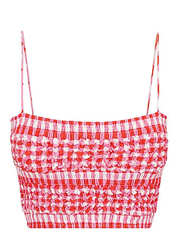 SWF Mottled Crop Top - Cottage-core