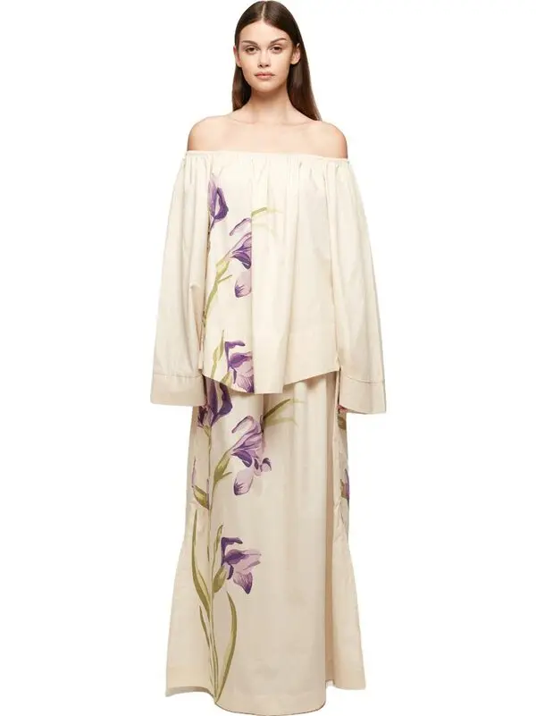 SWF Relaxed Split Maxi Skirt - Violet Muse