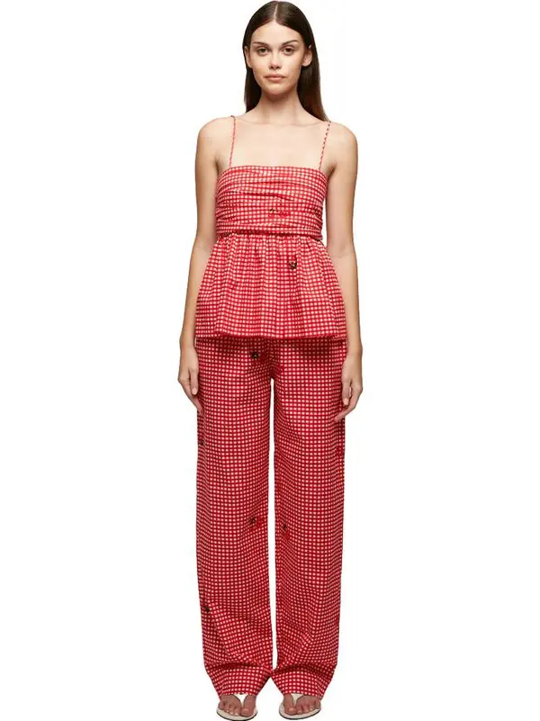 SWF Peplum Cami - Petal Check