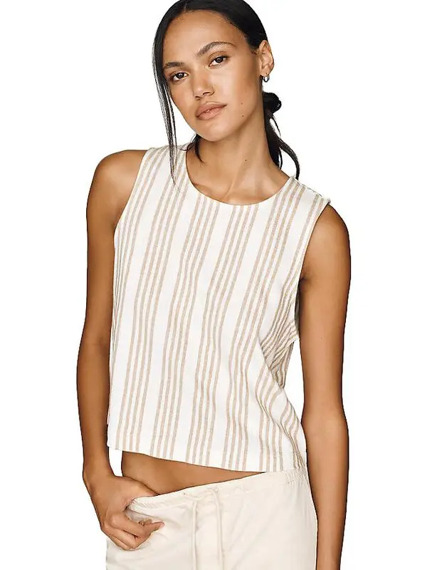 Z Supply Sloane Striped Tank Top - Cloud