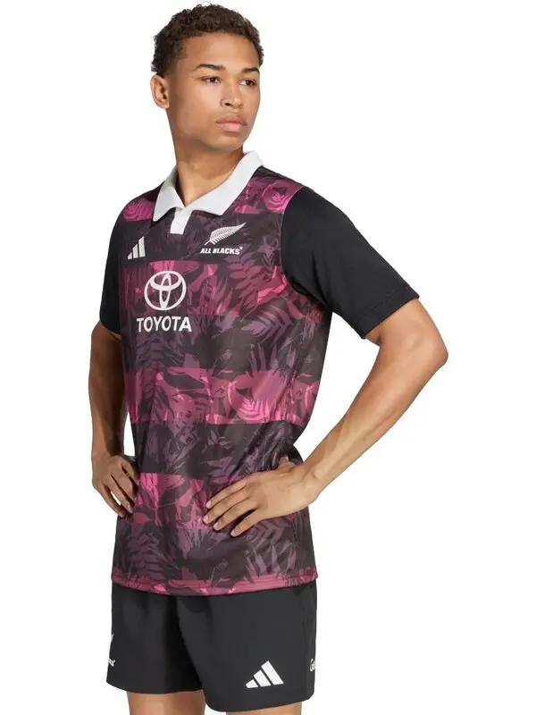 Adidas All Blacks Training Jersey For South Africa Tour - Maroon