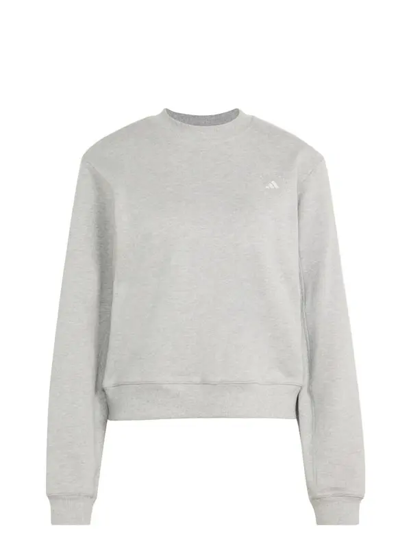 Adidas Stella Mccartney Crewneck Sweatshirt - Medium Grey Heather