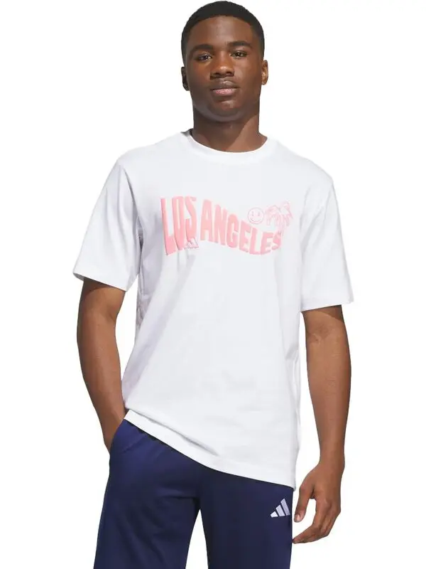 Adidas Los Angeles Palms Graphic T-shirt - White