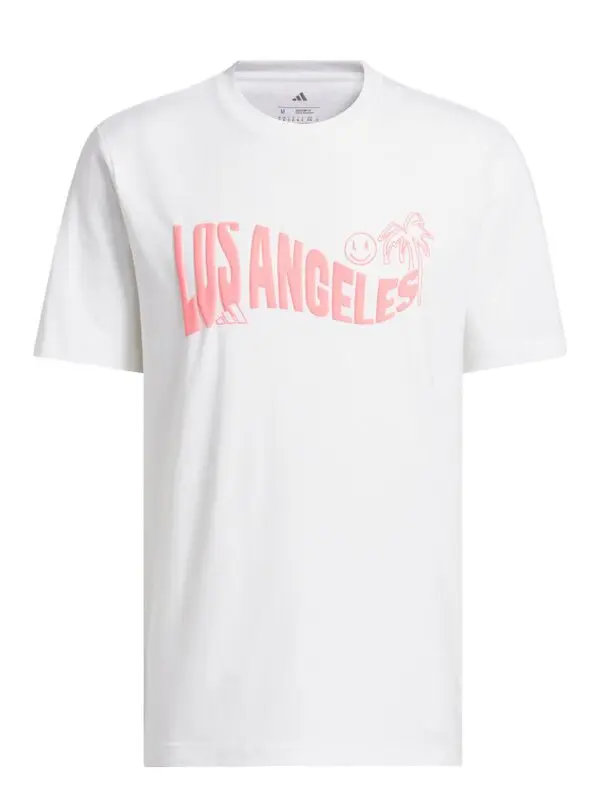 Adidas Los Angeles Palms Graphic T-shirt - White