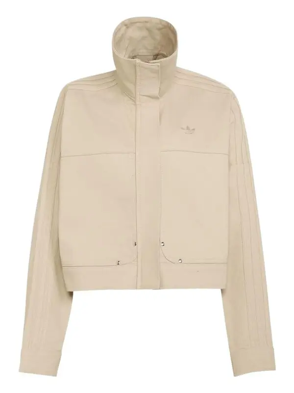 Adidas Premium Essentials Twill Jacket - Khaki Three