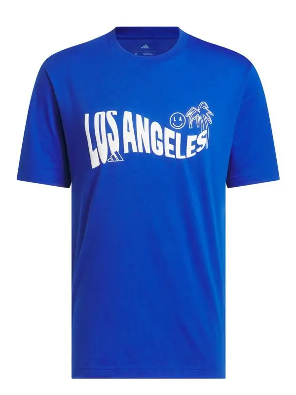 Adidas Los Angeles Palms Graphic T-shirt - Royal Blue