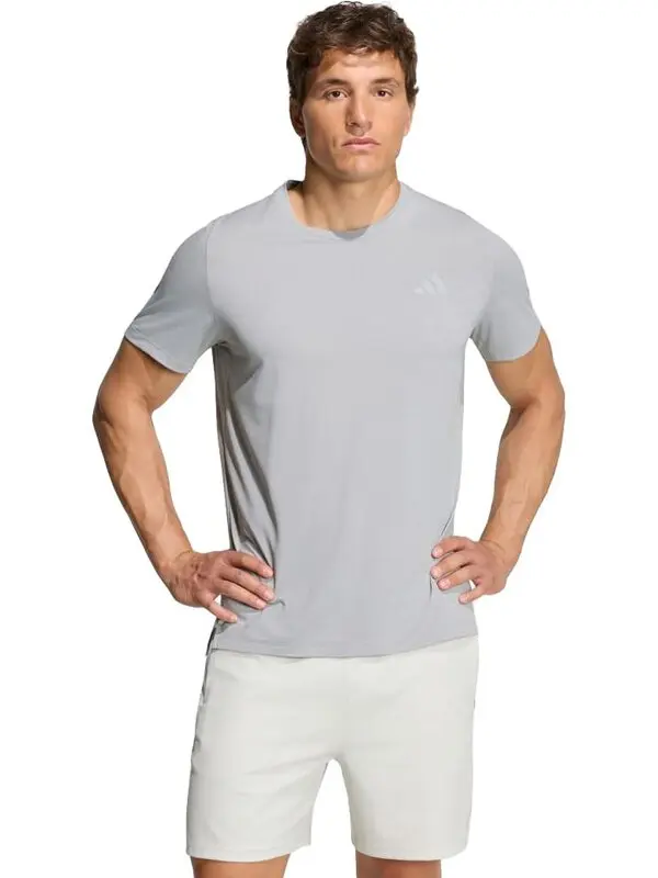 Adidas Adi365 Running Climacool Iconic Tee Grey - Medium Grey Heather