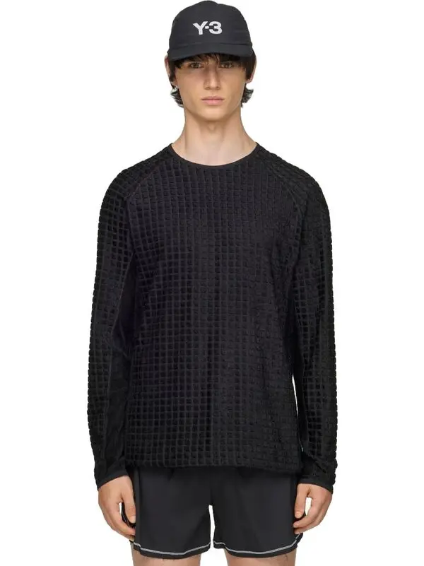 Adidas Y-3 Reversible Running Long Sleeve T-shirt - Black
