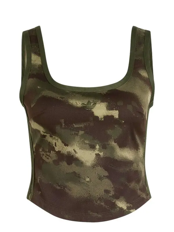 Adidas Camo Corset Shirt - Multicolor / Night Cargo