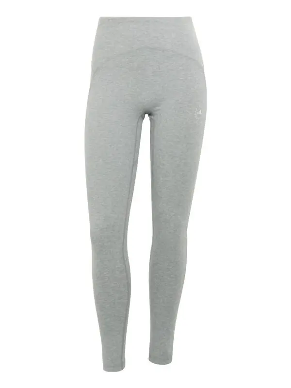 Adidas By Stella Mccartney Studio Cotton Leggings - Core Heather