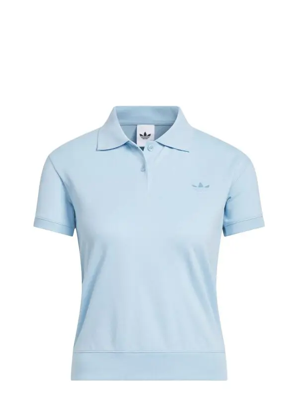 Adidas Short Sleeve Polo Shirt - Clear Sky