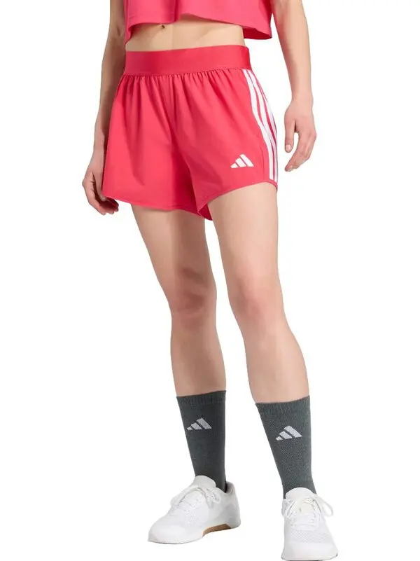 Adidas Pacer Workout Flex Woven Shorts - Power Pink