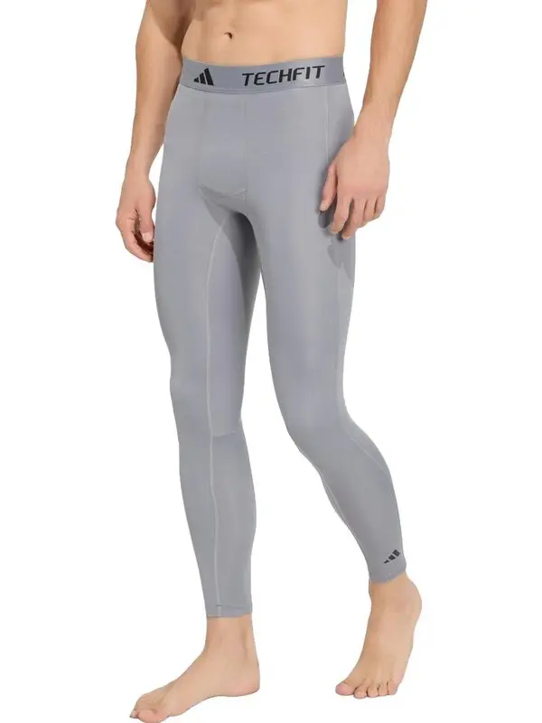 Adidas Techfit Compression Training Long Tights - Grey
