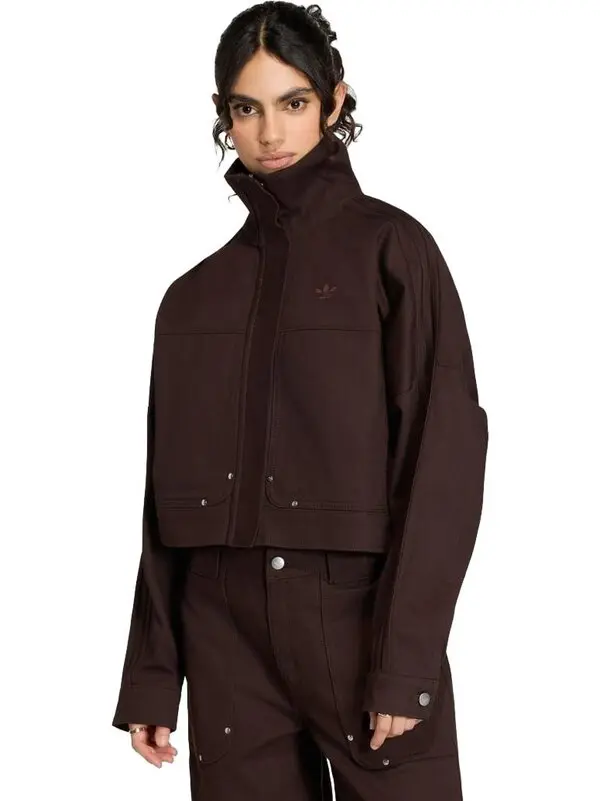 Adidas Premium Essentials Twill Jacket - Aurora Coffee