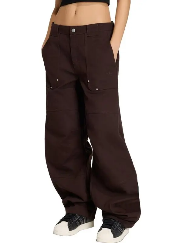 Adidas Premium Essentials Canvas Pants - Aurora Coffee