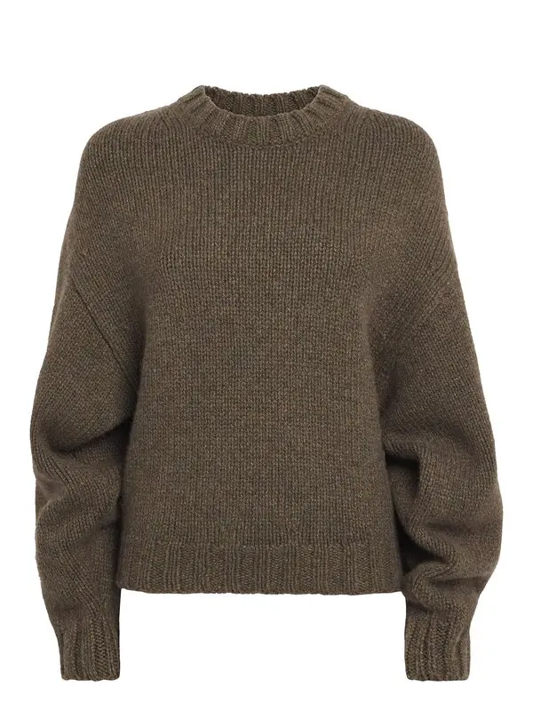Khaite Cashmere Gemma Sweater - Brown