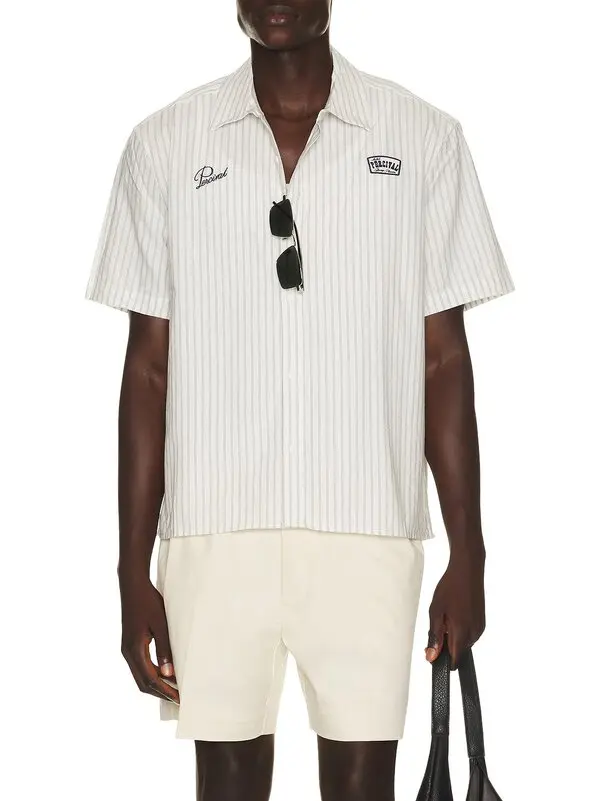 PERCIVAL Lucia Boxy Shirt In White - Ecru