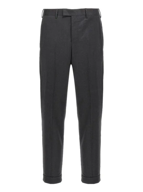PT TORINO Master Slim-fit Tailored Pants - Black