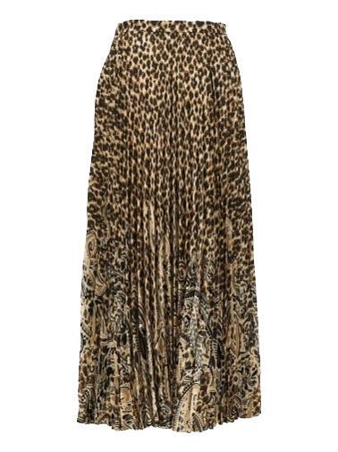 Etro Leopard-print Skirt - Brown