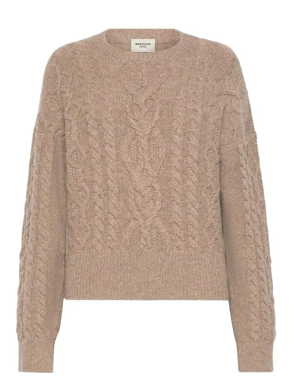 Max Mara Long-sleeved Sweater - Hazelnut Brown
