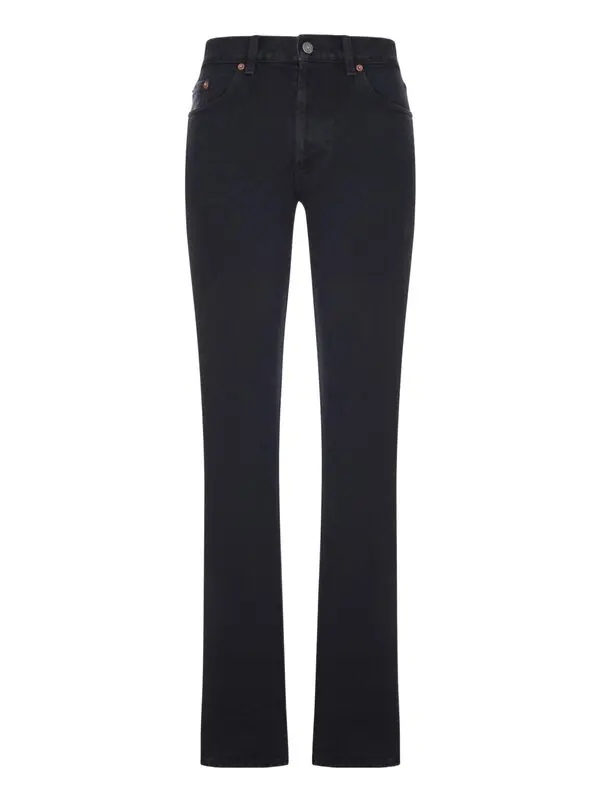 Saint Laurent Belt-loop Jeans - Black
