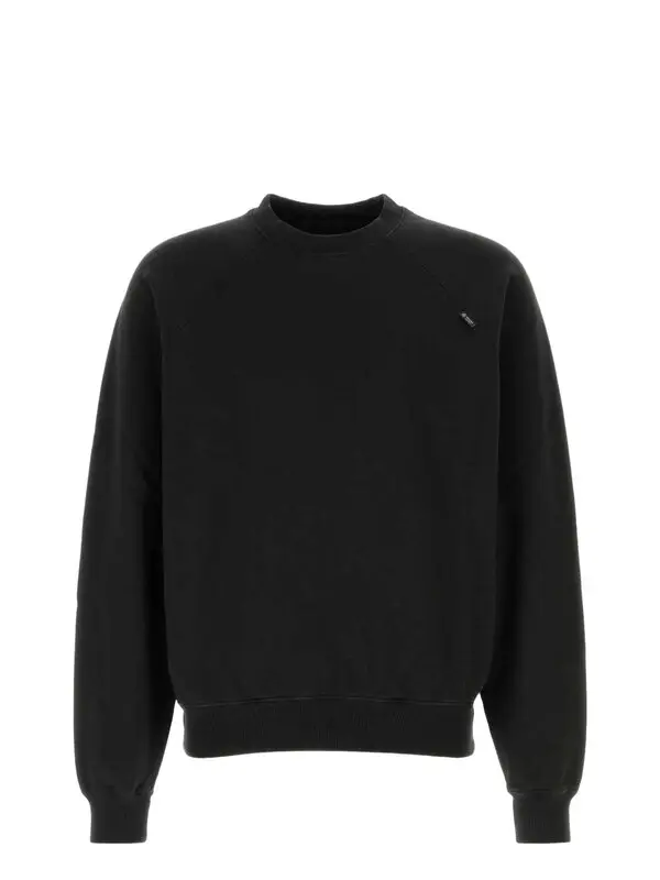 Prada Logo Patch Sweatshirt - Black