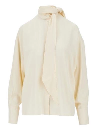 Etro Silk-blend Jacquard Shirt With Paisley Motif And Scarf - No