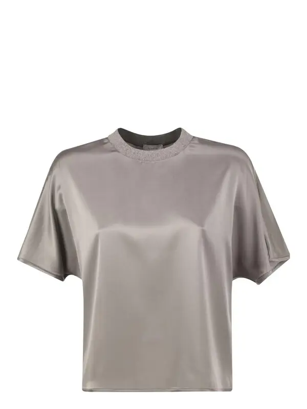 Peserico Short-sleeved T-shirt - Gray