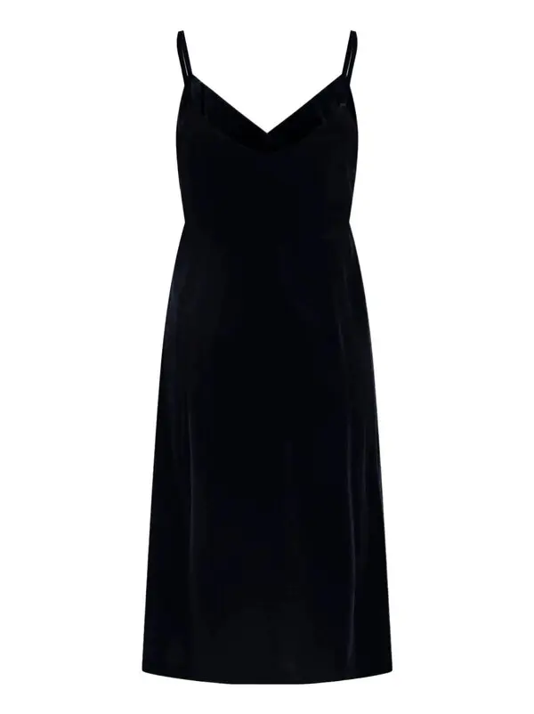 Aspesi V-neck Slip Dress - Blue