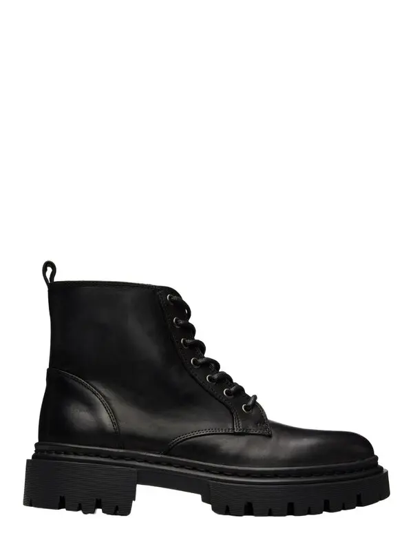 Staud Henry Combat Ankle Boots - Black