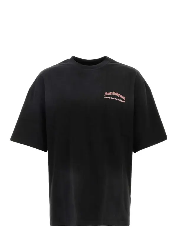 Amiri Crew-neck Short-sleeve T-shirt - Black
