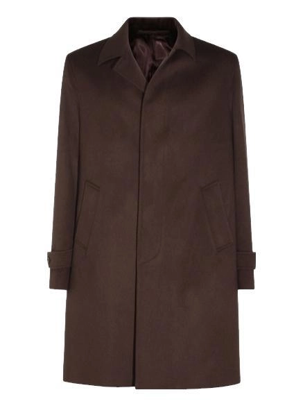 LARDINI Single-breasted Coat - Brown