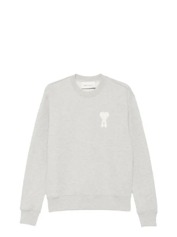 AMI Paris Sweatshirt With Heart Appliqu - No